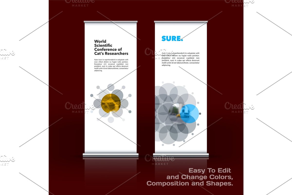 Realizare machete grafice roll up ILY-CRM-9372 - Ilya Design